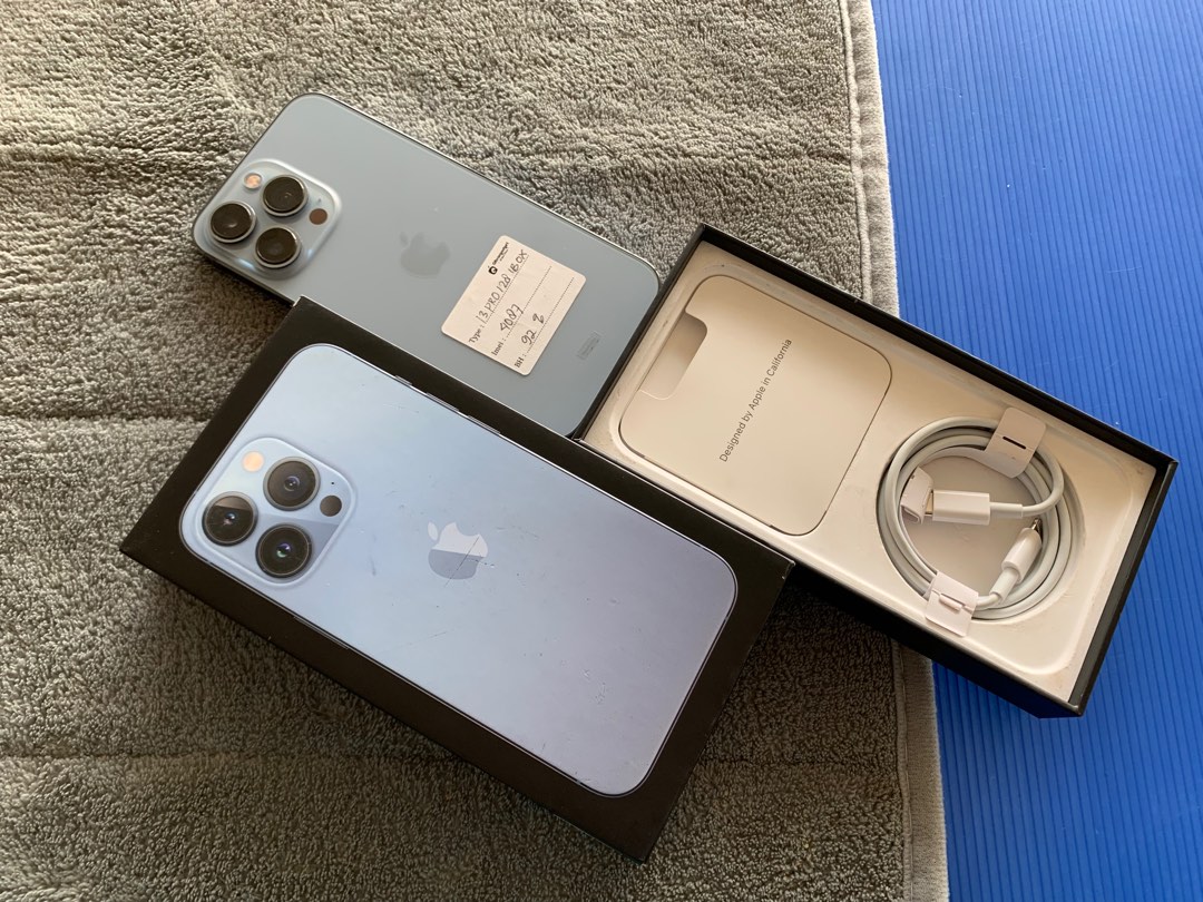 iPhone 13 pro 128gb ex ibox fullset, Telepon Seluler & Tablet, iPhone ...