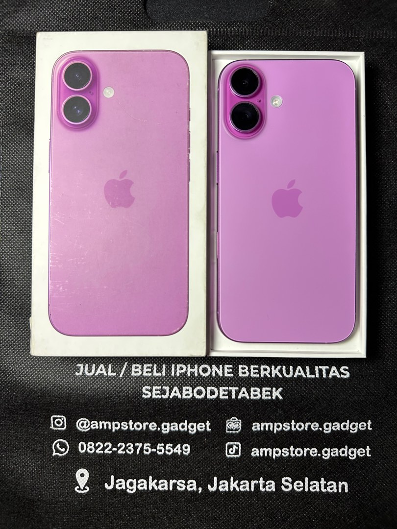 iPhone 16 128Gb iBox Pink, Telepon Seluler & Tablet, iPhone, undefined ...