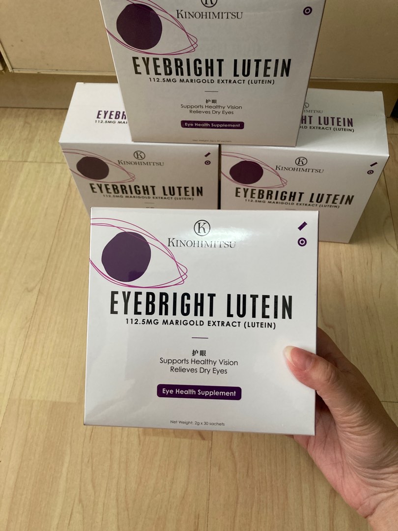 Kinohimitsu EyeBright Lutein (new packaging), Health & Nutrition ...