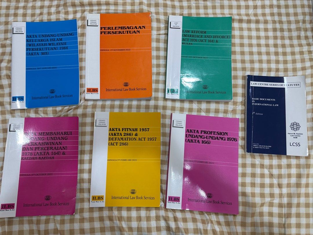 Law Statutes Buku Akta , Hobbies & Toys, Books & Magazines, Textbooks ...