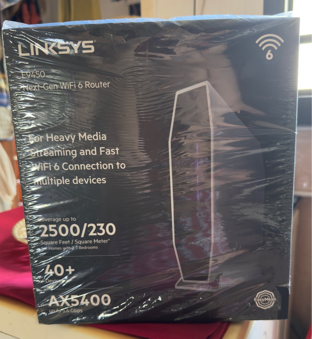 Linksys E9450 Next-Gen WiFi 6 Router, Computers & Tech, Parts ...
