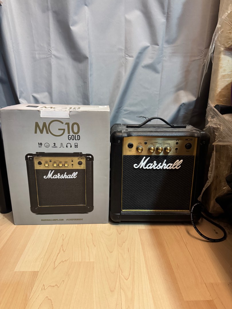 Marshall MG10 Gold Guitar Amplifier AMP, Hobbies & Toys, Musical ...