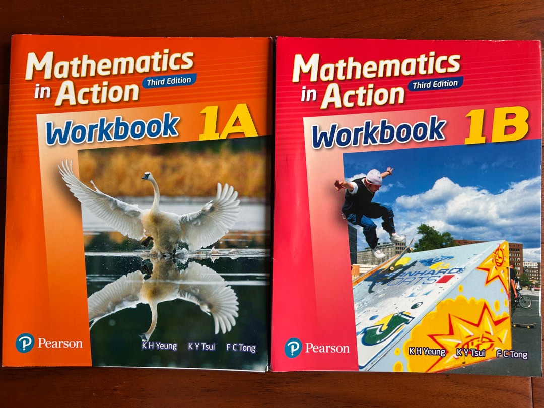 Mathematic in Action Third Edition Workbook 1A 1B, 興趣及遊戲, 書本 & 文具, 教科書 ...