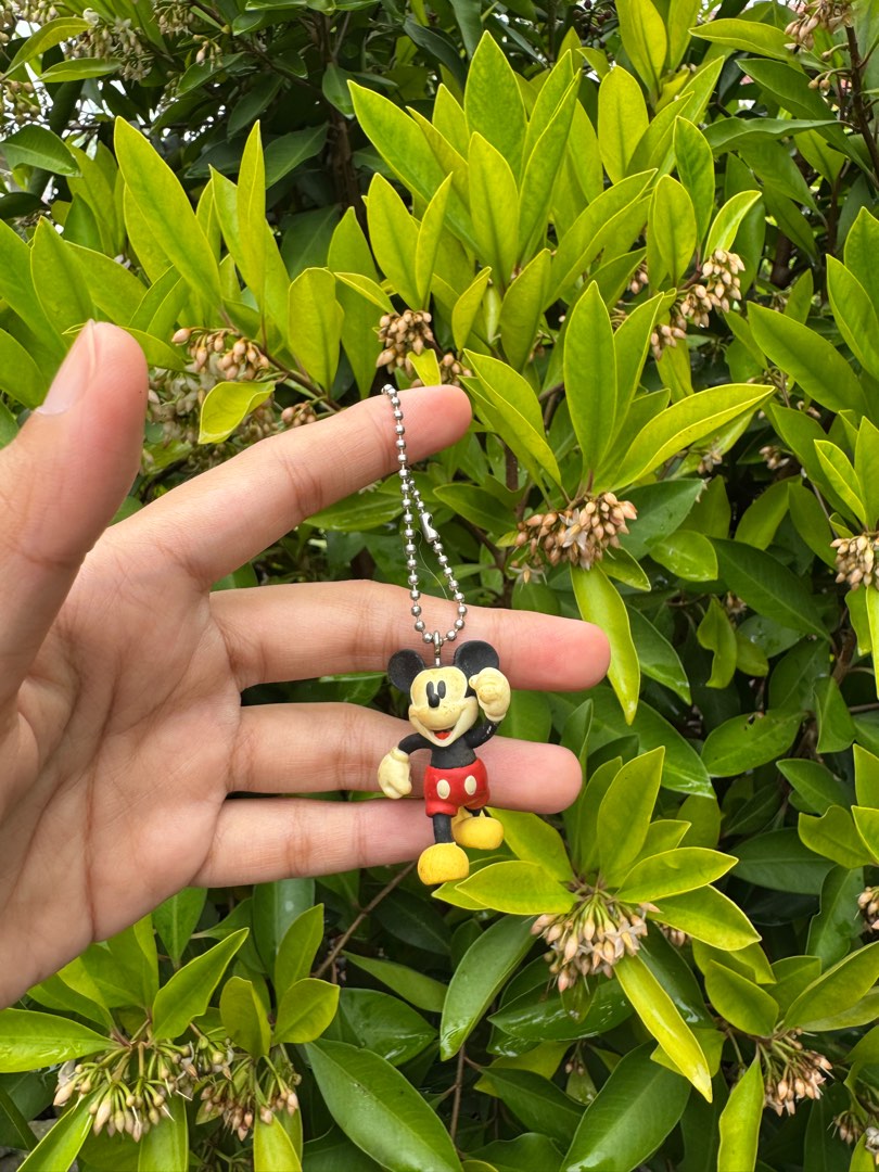 Mickey Mouse Original Disney Character Figure Strap Key Chain Asahi ...
