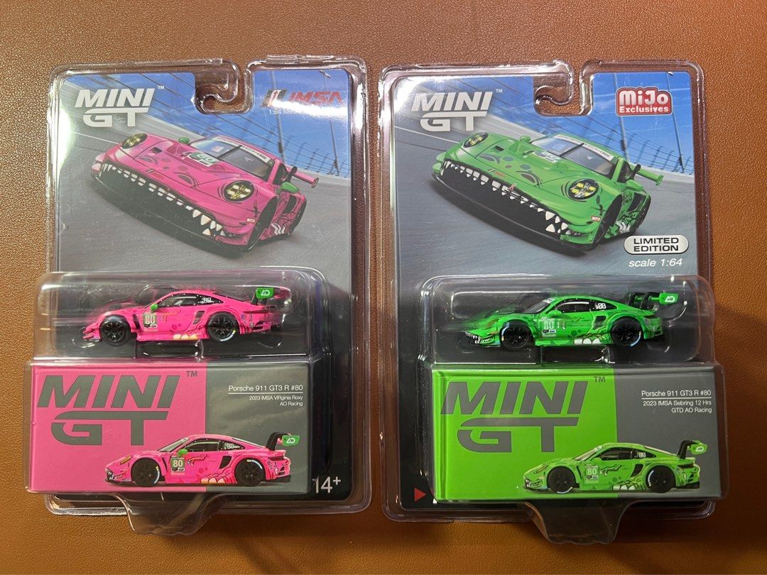 Mini GT Porsche 911 GT3 R Rexy and Roxy Lot, Hobbies & Toys, Toys ...