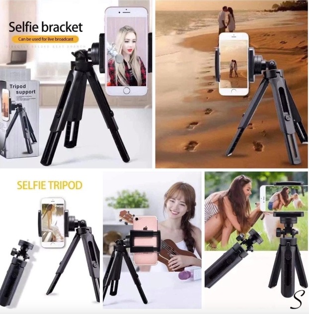 Mini Tripod with (360° 180° rotation) Supports Vertical/Horizontal ...