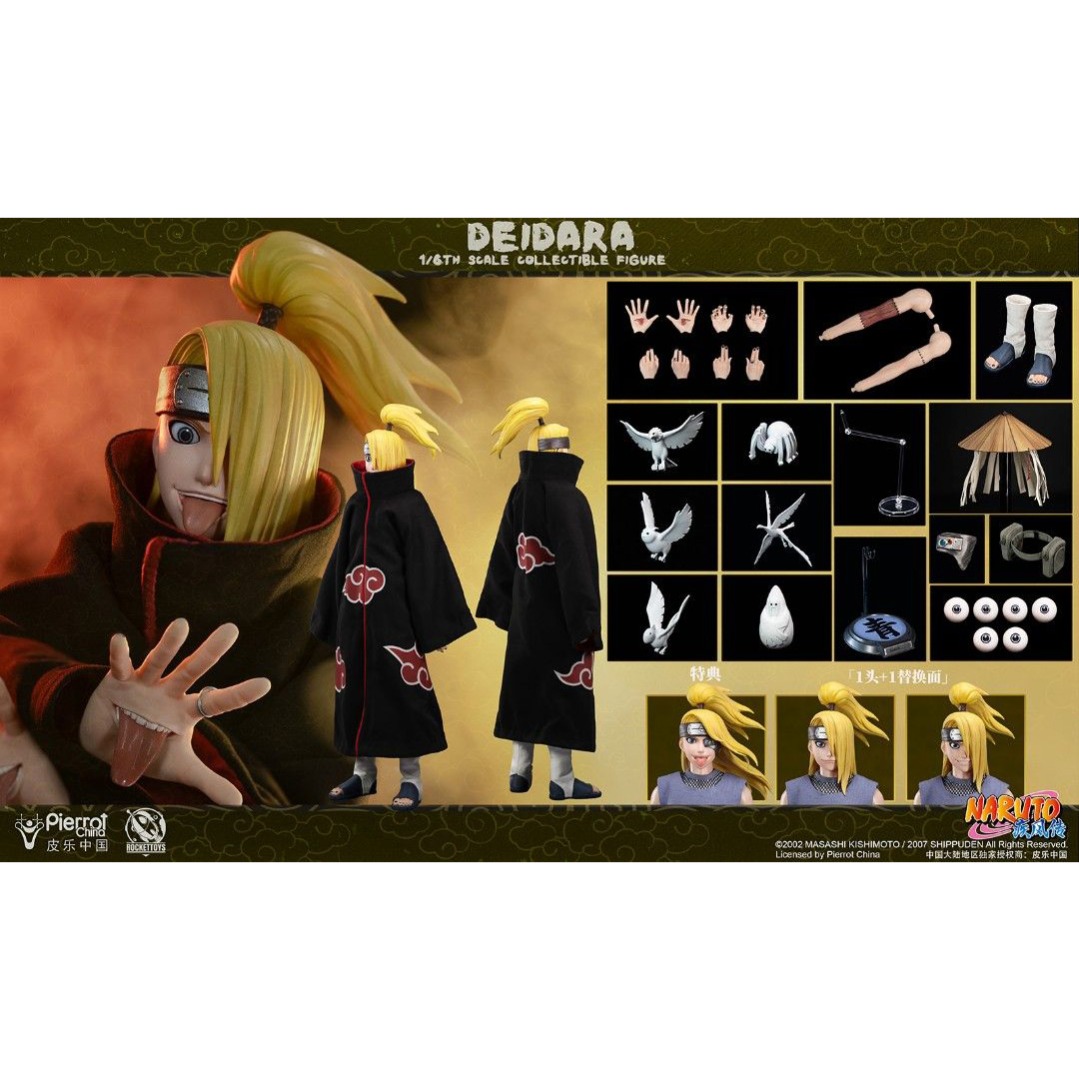 [MISB] Rocket Toys 1/6 Naruto Deidara ROC-008 ROC008 NOT hot toys, Hobbies & Toys, Toys & Games ...