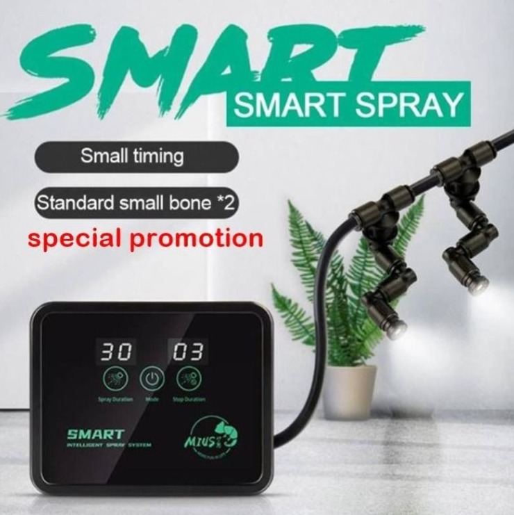 MIUS Automatic Mist Spray Garden System Rainforest Plant Humidifier ...