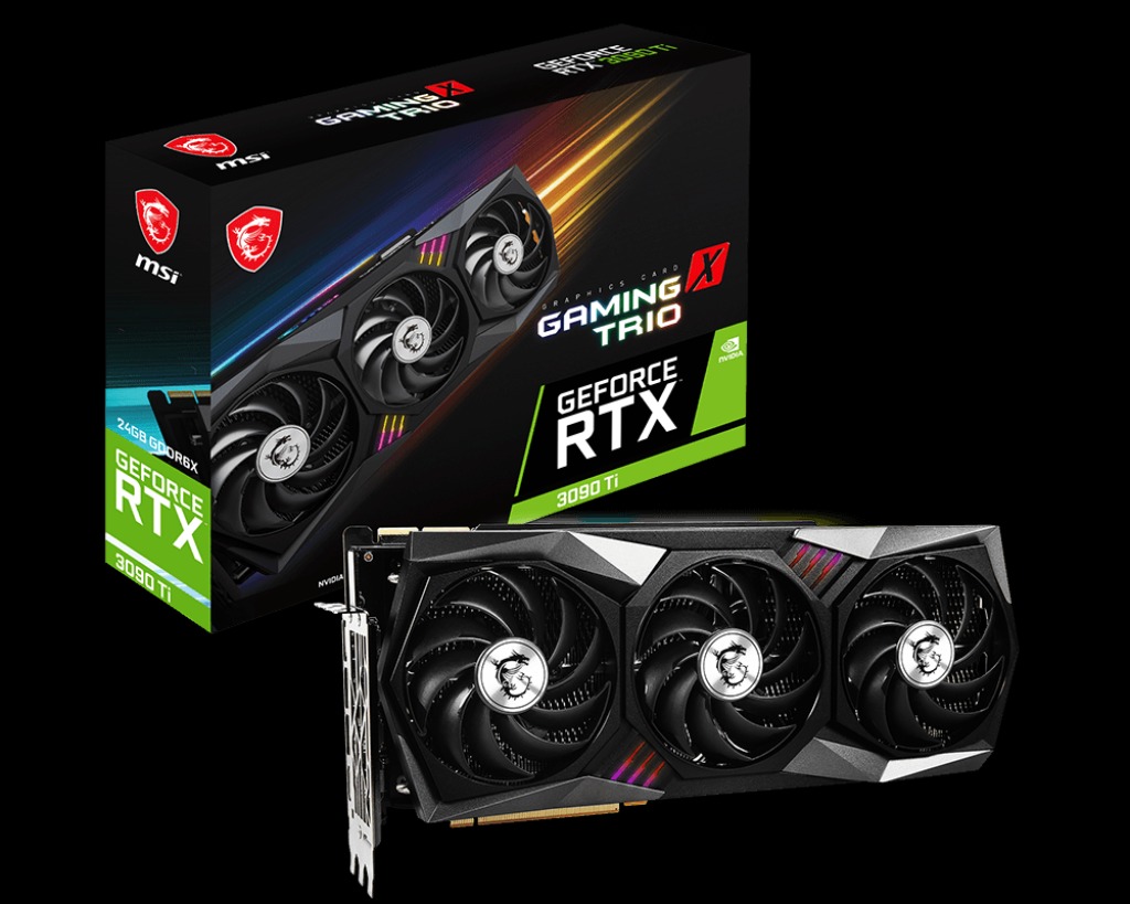 MSI GeForce RTX 3090 Ti Gaming X Trio, Computers & Tech, Parts ...