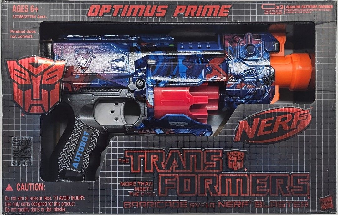 Nerf Transformers Optimus Prime Barricade Blaster, Hobbies & Toys, Toys ...