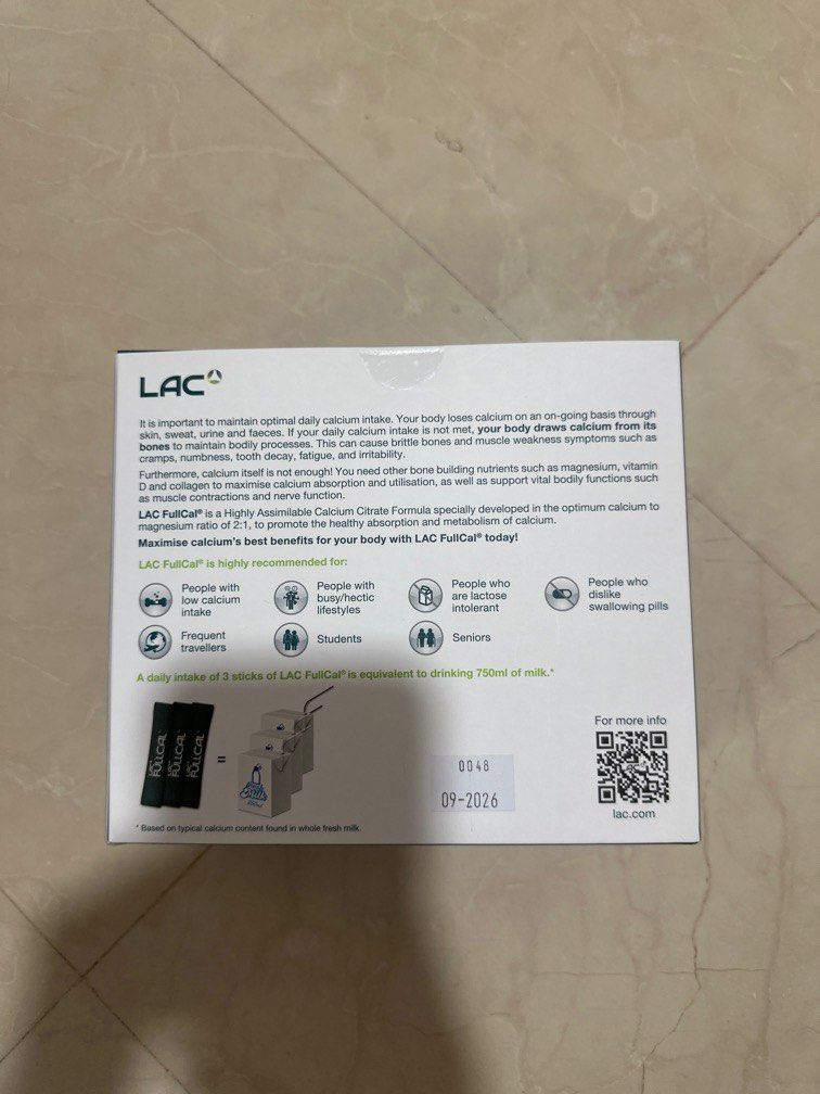 BN authentic LAC FullCal - Highly Assimilable Calcium Citrate Formula ...