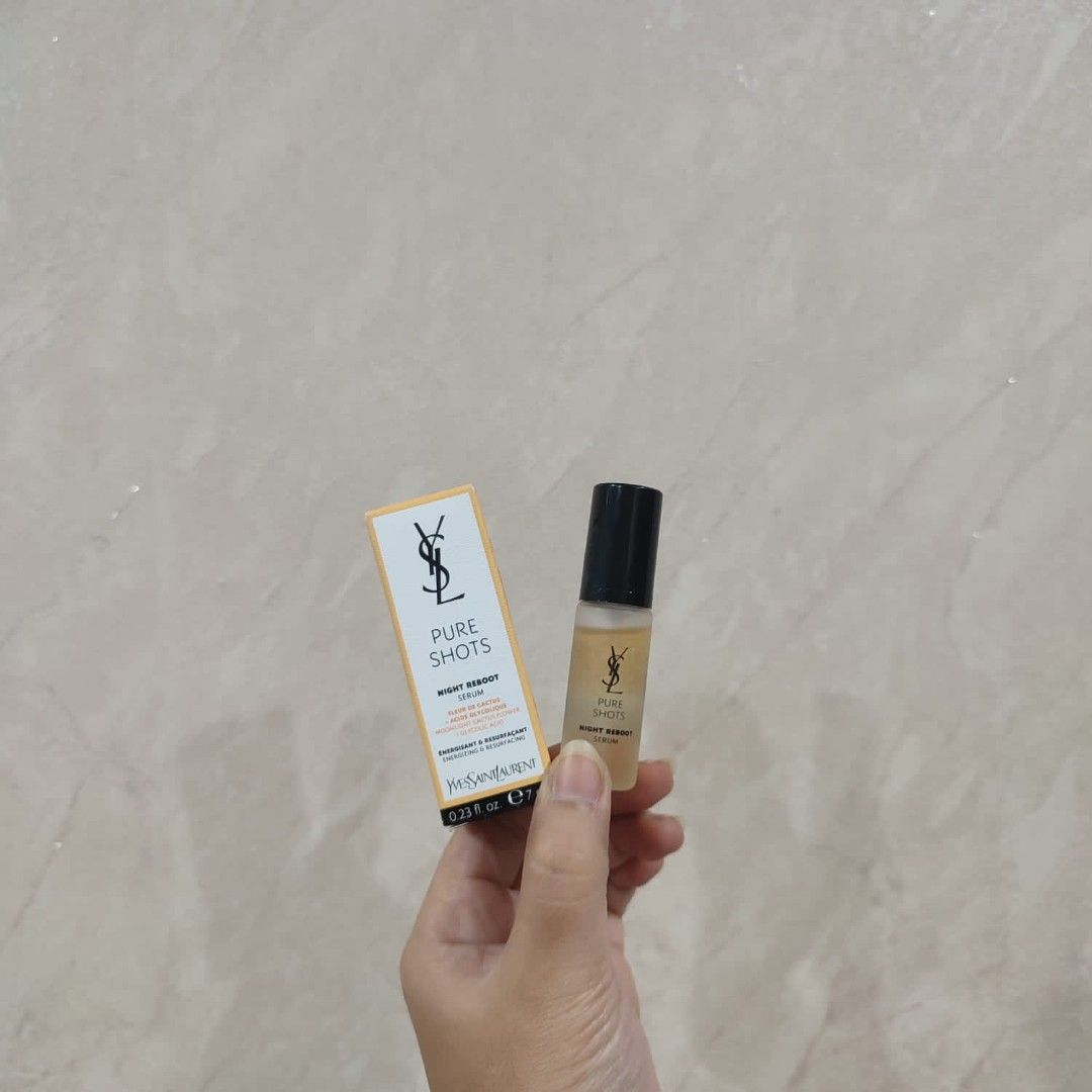 New Original counter YSL Pure Shots Night Reboot Size : 7ml, Kesehatan ...
