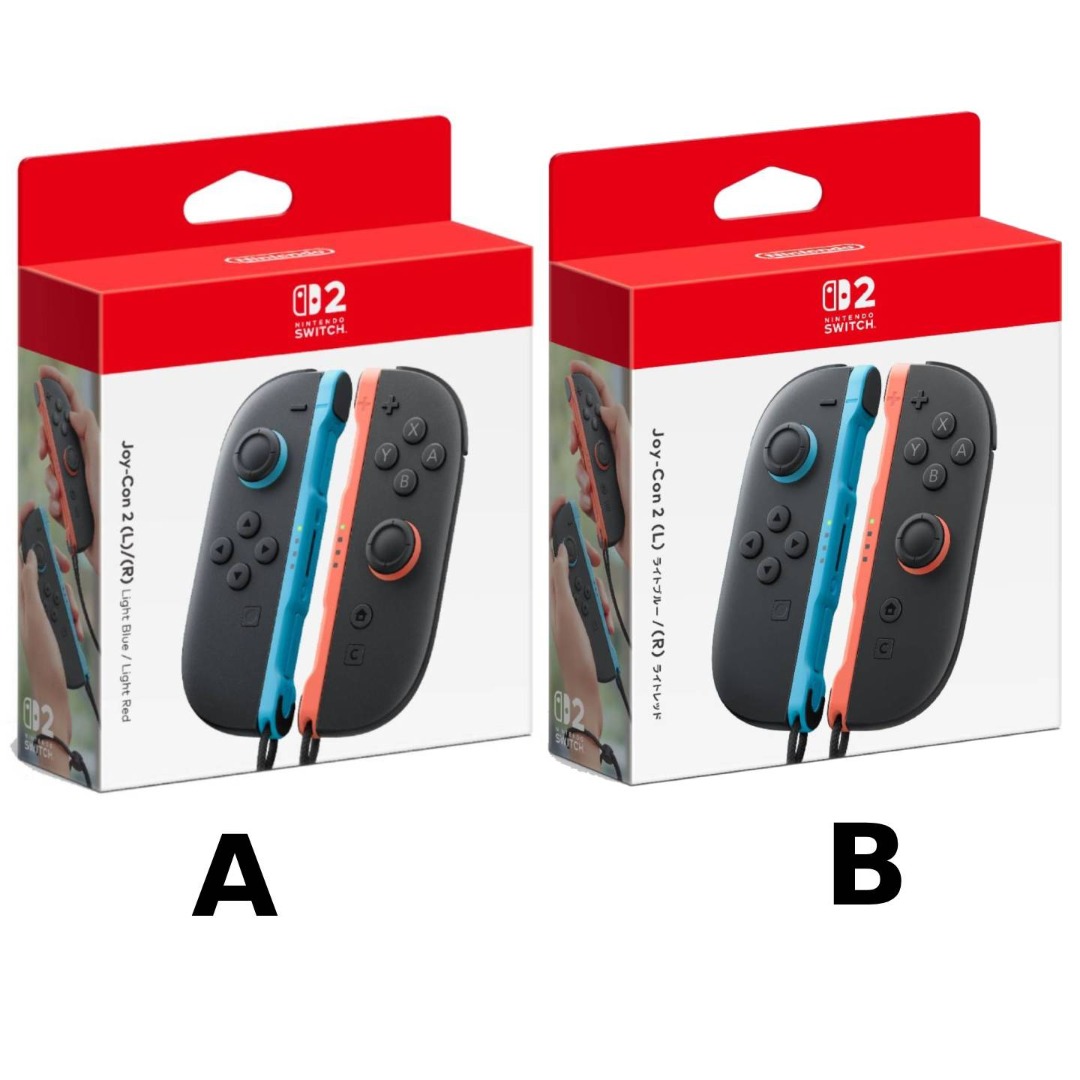 Nintendo Switch 2 Joy-Con - Light Blue / Light Red Brand New, Video ...