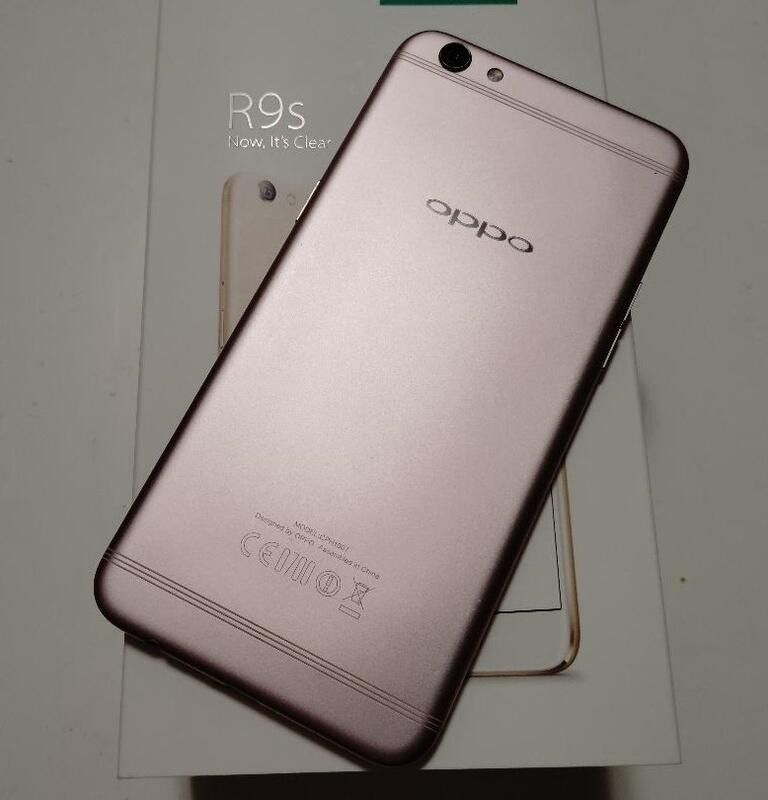 OPPO R9 s CPH1607 5.5吋 4G/ 64G 安卓6.0.1系統 八核心 智慧型手機 玫瑰金 新耳機, 手機及配件, 手機 ...