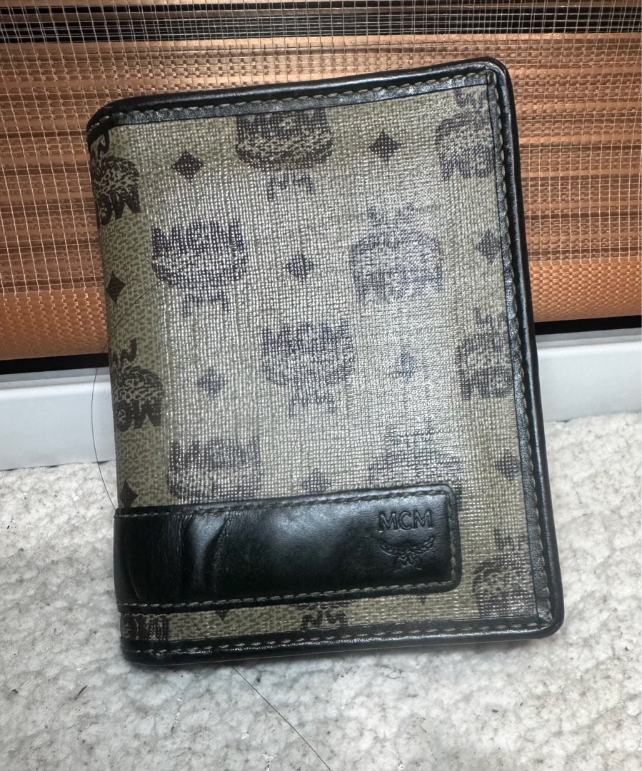 Original preloved MCM short wallwt, Luxury, Bags & Wallets on Carousell