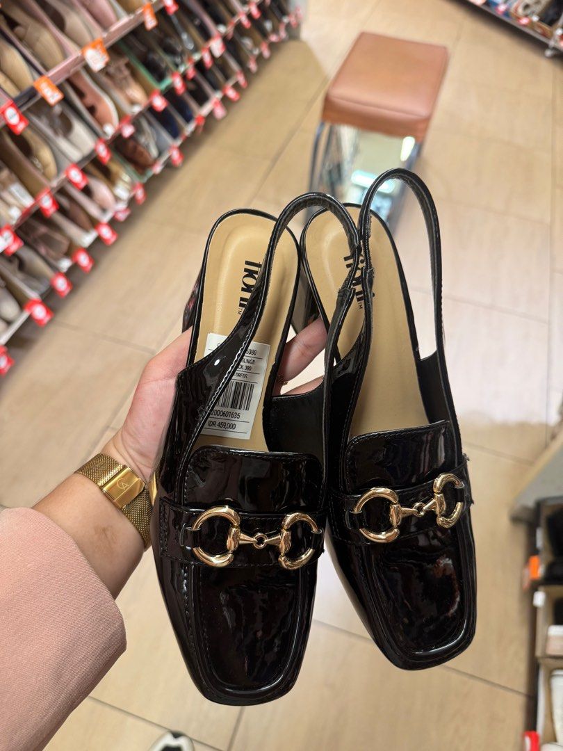 Payless Fioni Calista Heeled Slingback Original Resmi, Fesyen Wanita ...