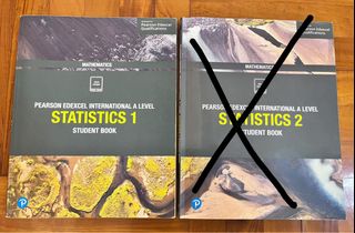 Pearson Edexcel International A Level Statistics 1 Student Book, 興趣及遊戲, 書本 & 文具, 教科書 - Carousell