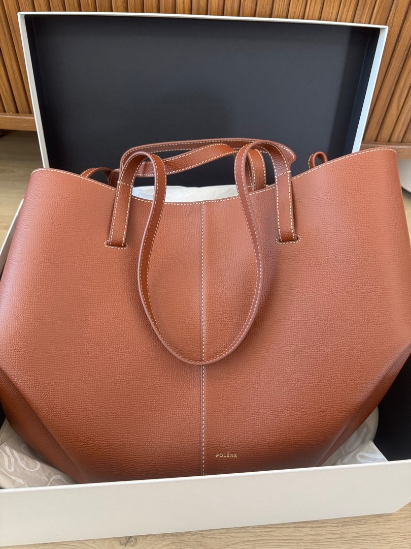 BNIB Polene cyme tote bag, Women's Fashion, Bags & Wallets, Tote Bags ...