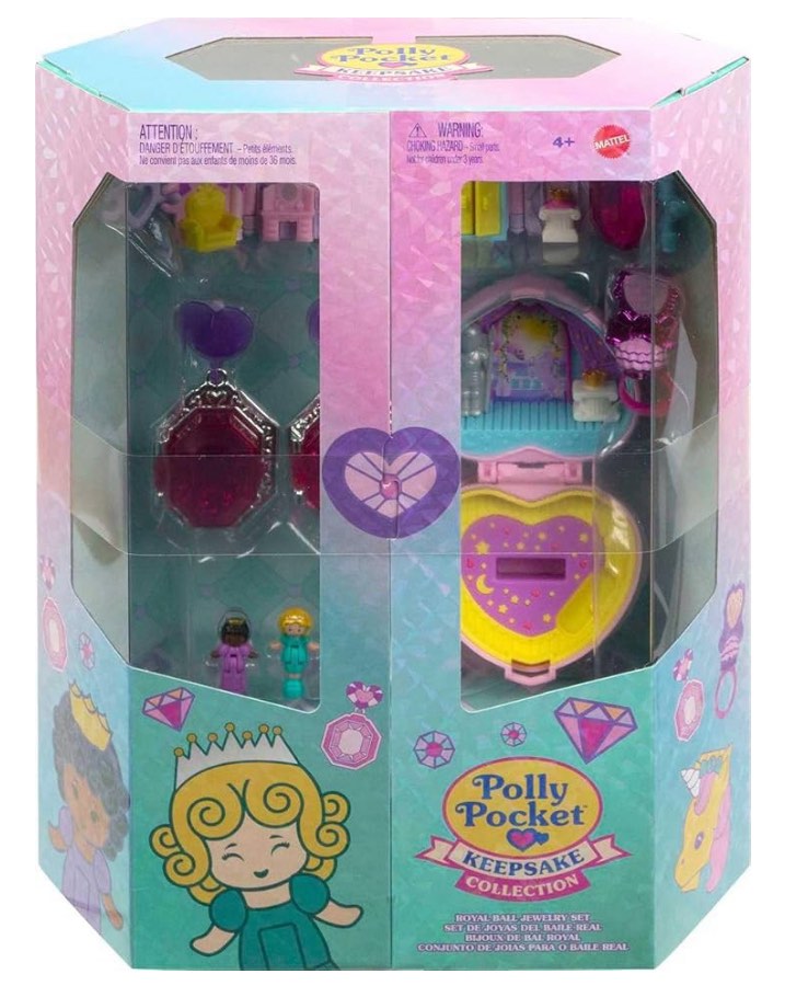 Polly Pocket Keepsake Collection Royal Ball Jewelry Set, Hobbies & Toys ...