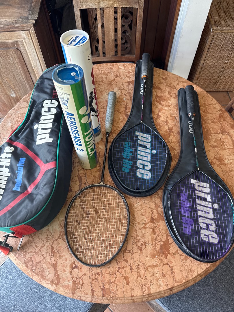Prince Badminton Rackets - Whip Lite, Carbon Pro, Sports Equipment ...