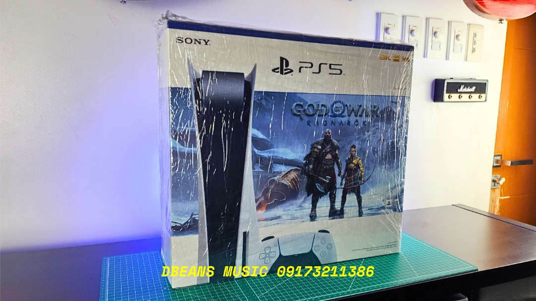 PS5 SONY PLAYSTATION 5 DISC VERSION GOD OF WAR RAGNAROK CONSOLE ...