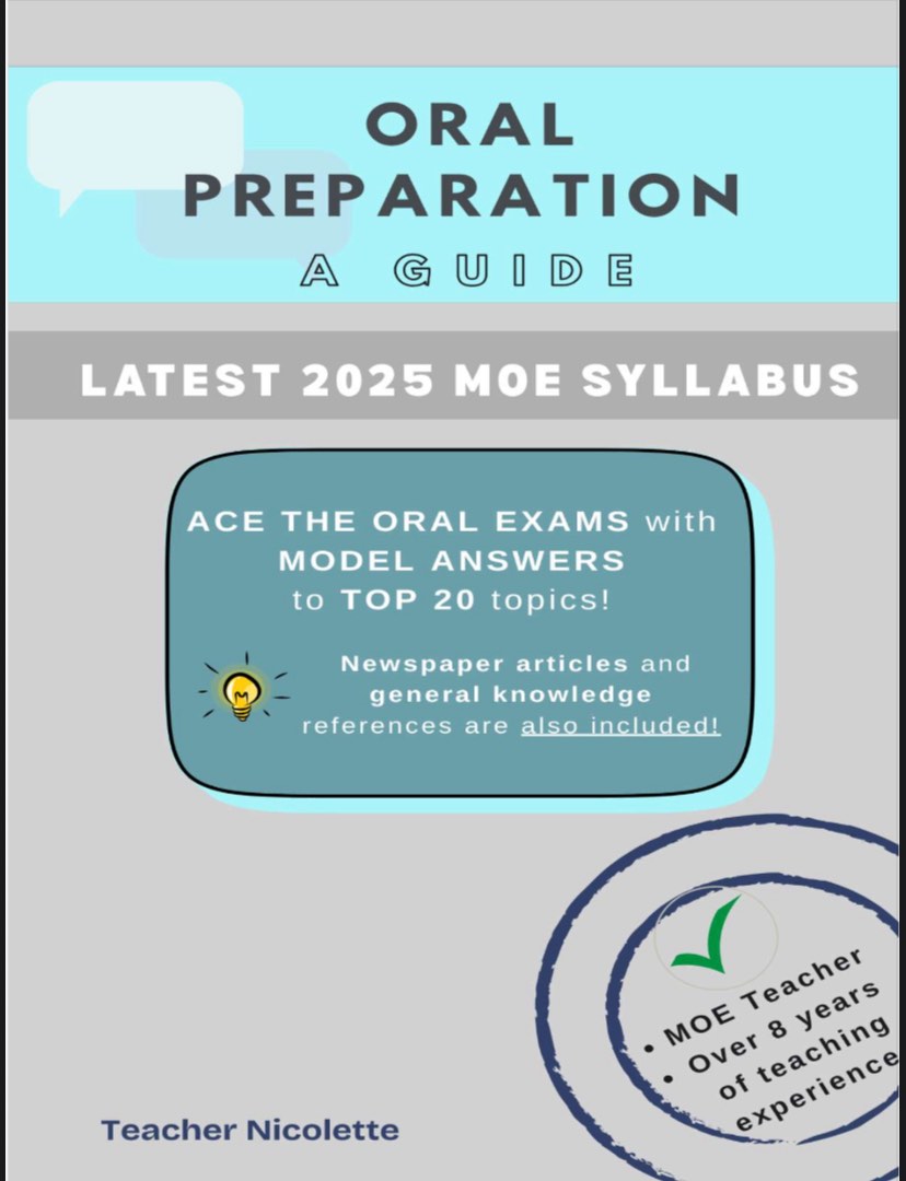 Psle/P5 Oral Stimulas based component preparation , Learning ...