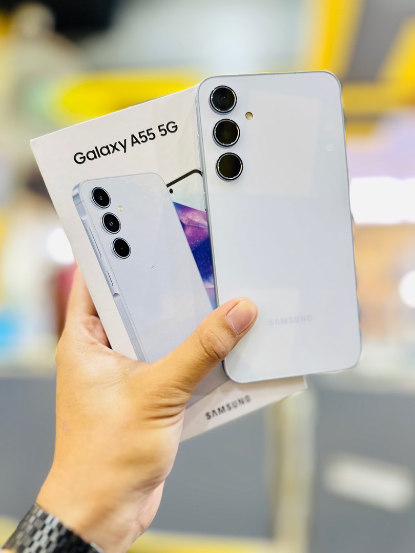 Samsung A55 5G 8/256 Sein, Telepon Seluler & Tablet, Ponsel Android ...