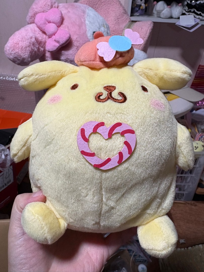 Sanrio: Pompompurin Candy Plush, Hobbies & Toys, Toys & Games on Carousell