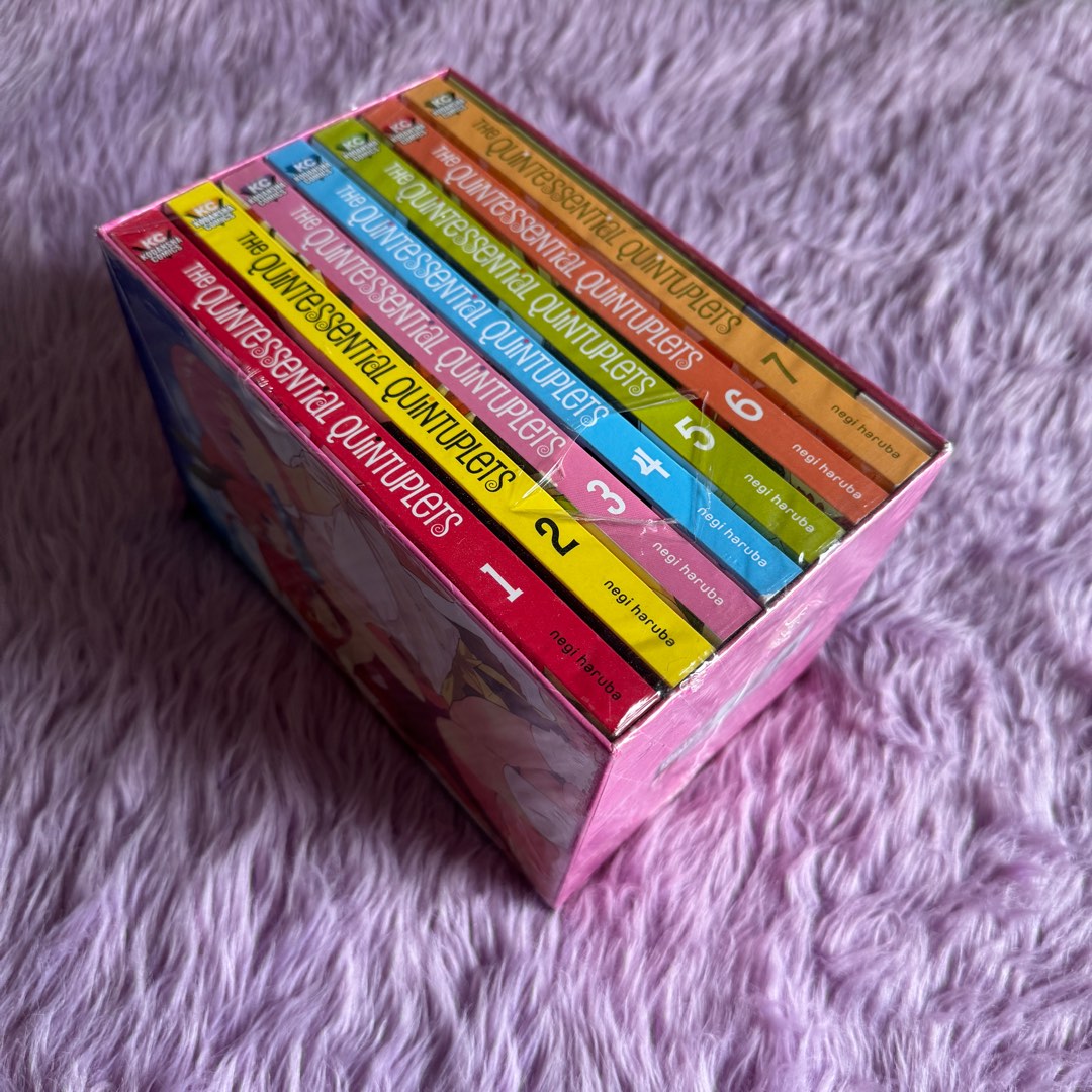 Sealed Box Set, The Quintessential Quintuplets Manga Box Set 1 v1-v7 ...
