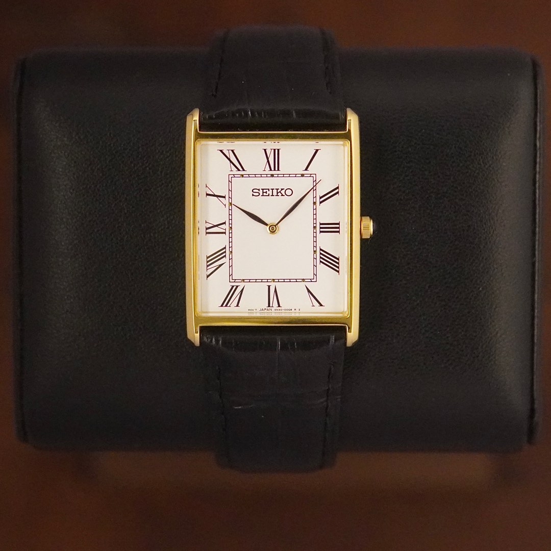 Seiko Tank SWR052, Men's Fashion, Watches & Accessories, Watches on ...