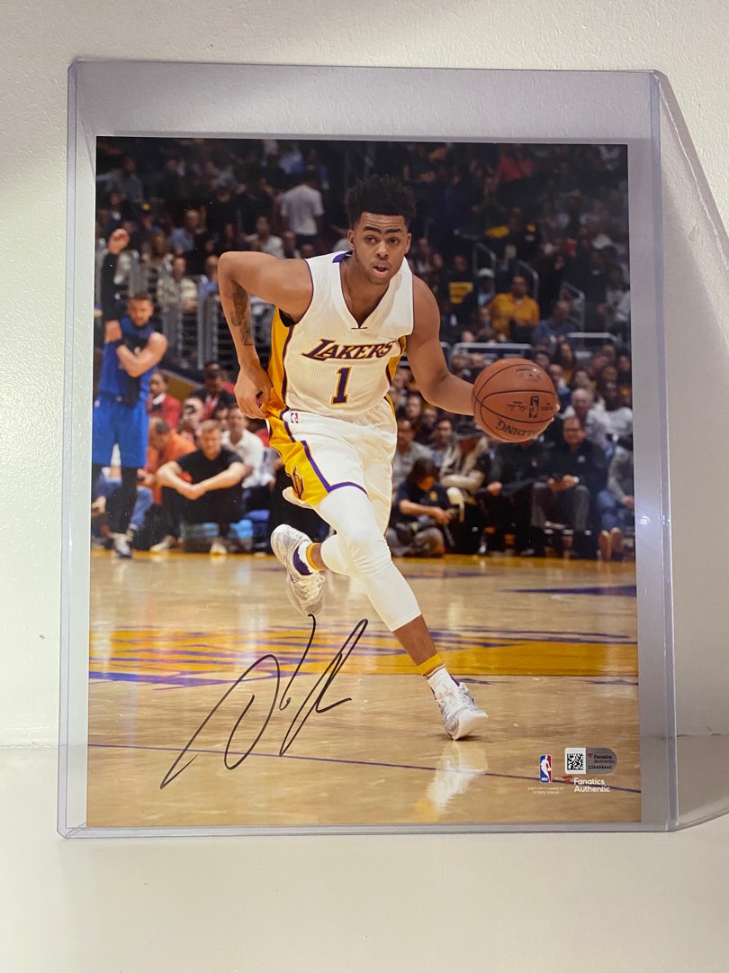 Signed NBA memorabilia (D'Angelo Russell signed photo), Hobbies & Toys ...