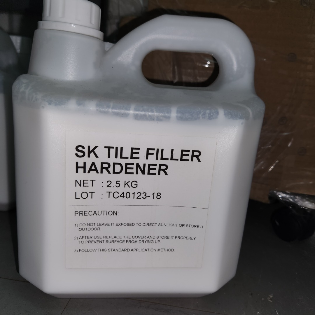 SK Tile Filler Hardener ONLY 2.5kg, 傢俬＆家居, 其他, 家居改善及收納用品 - Carousell