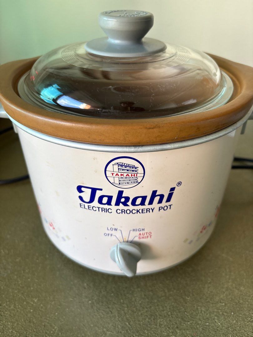 Takahi Electric Crockery Pot 2.4L, TV & Home Appliances, Kitchen ...