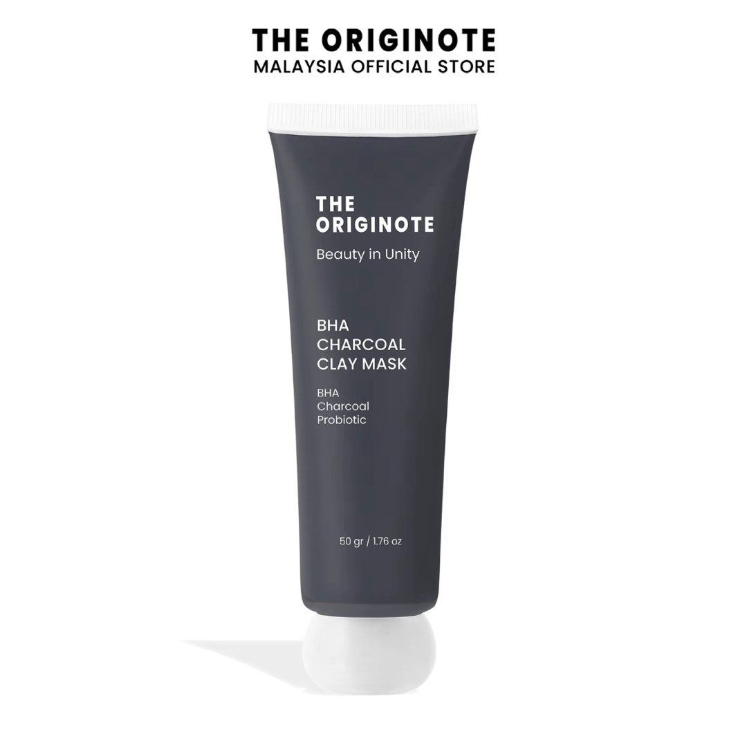 The Originote BHA Charcoal Clay Mask Exfoliate, Beauty & Personal Care ...