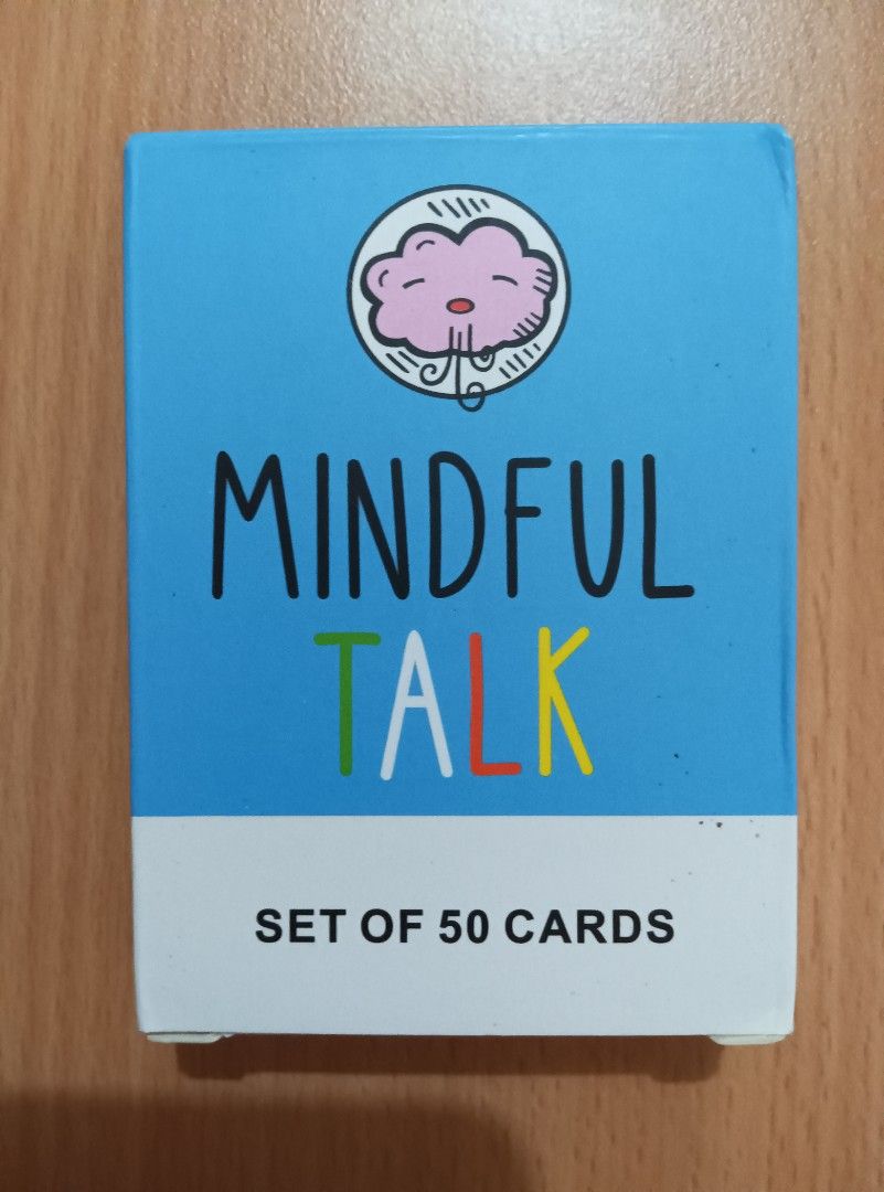 The school of mindfulness - mindful talk cards, set of 50 cards for ...