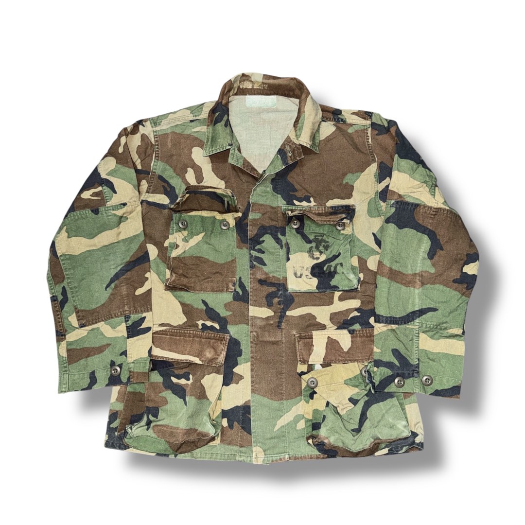 vintage USMC woodland jacket, Men's Fashion, Coats, Jackets and ...