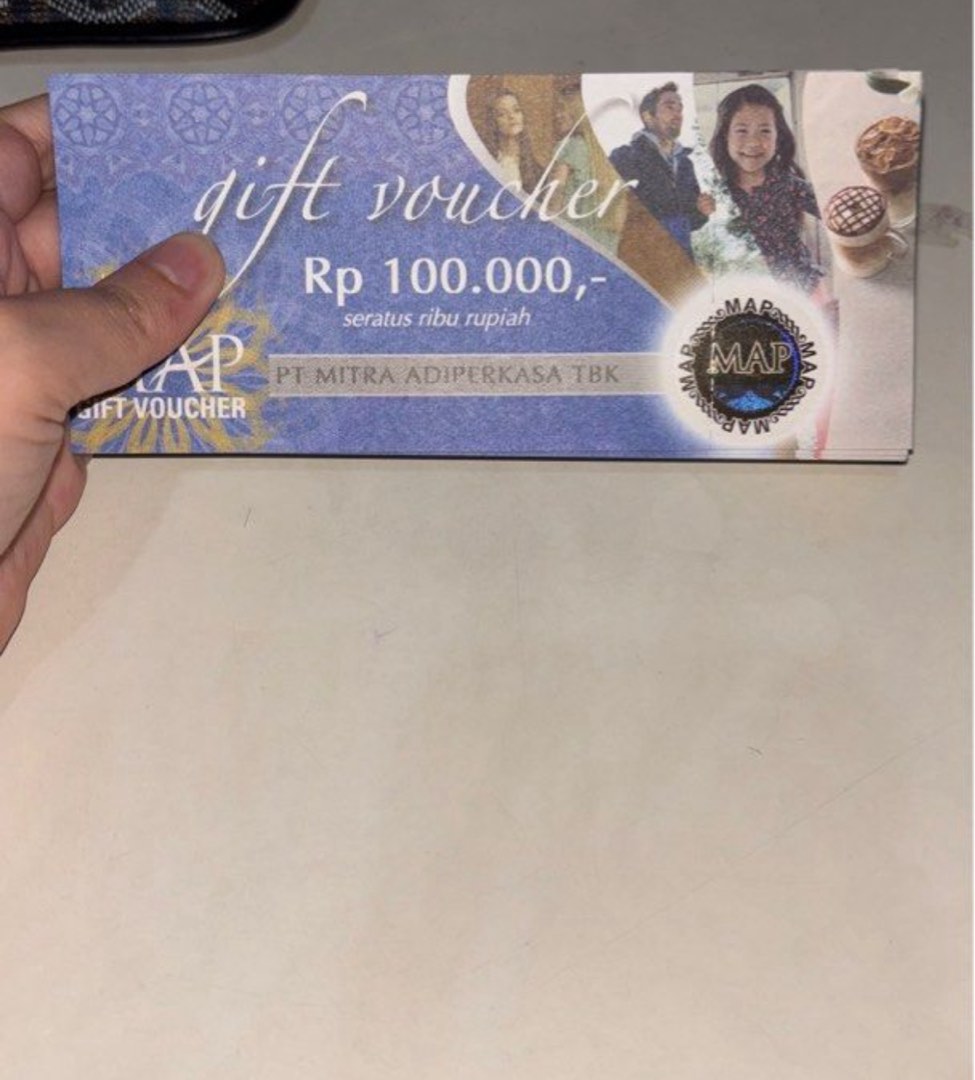 Voucher MAP Mitra Adi Perkasa, Fesyen Wanita, Aksesoris di Carousell