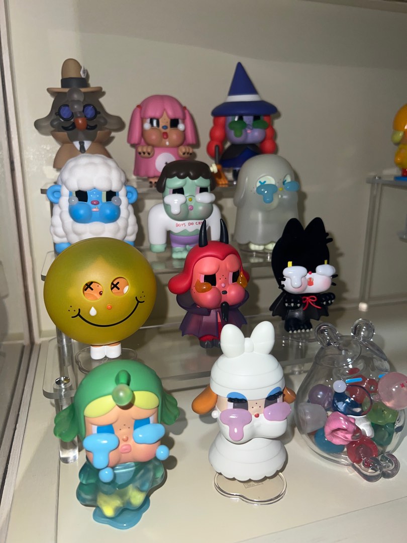 [Whole Set] Crybaby Monster Tears Whole Set Opened POP MART, Hobbies ...