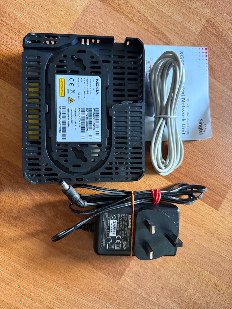XGSPON optical network unit model G-240G-E, Computers & Tech, Parts ...