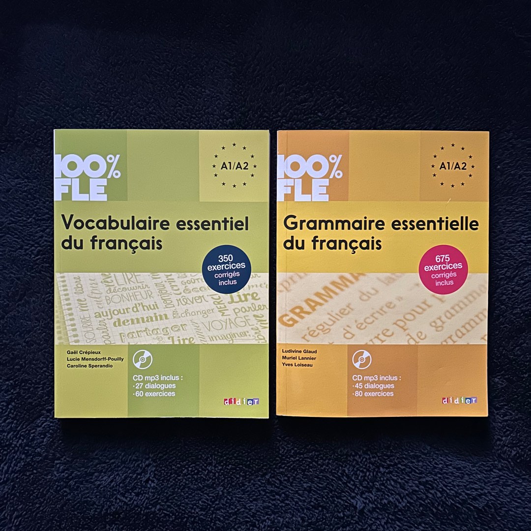 100% FLE Vocabulaire essentiel du français / Grammaire essentielle du ...