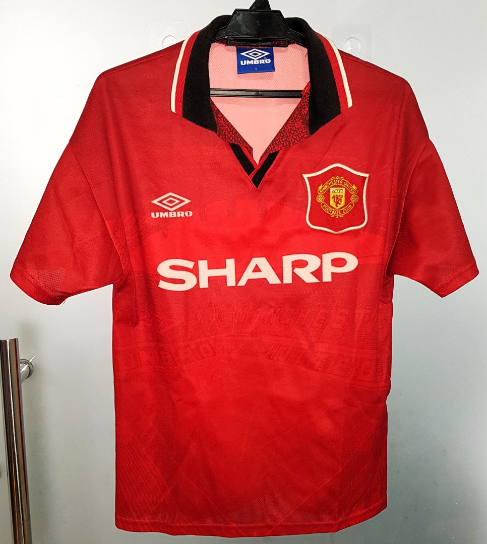 1994/1996 Manchester United Home Kit Umbro Jersey (man utd mu 1994/95 ...