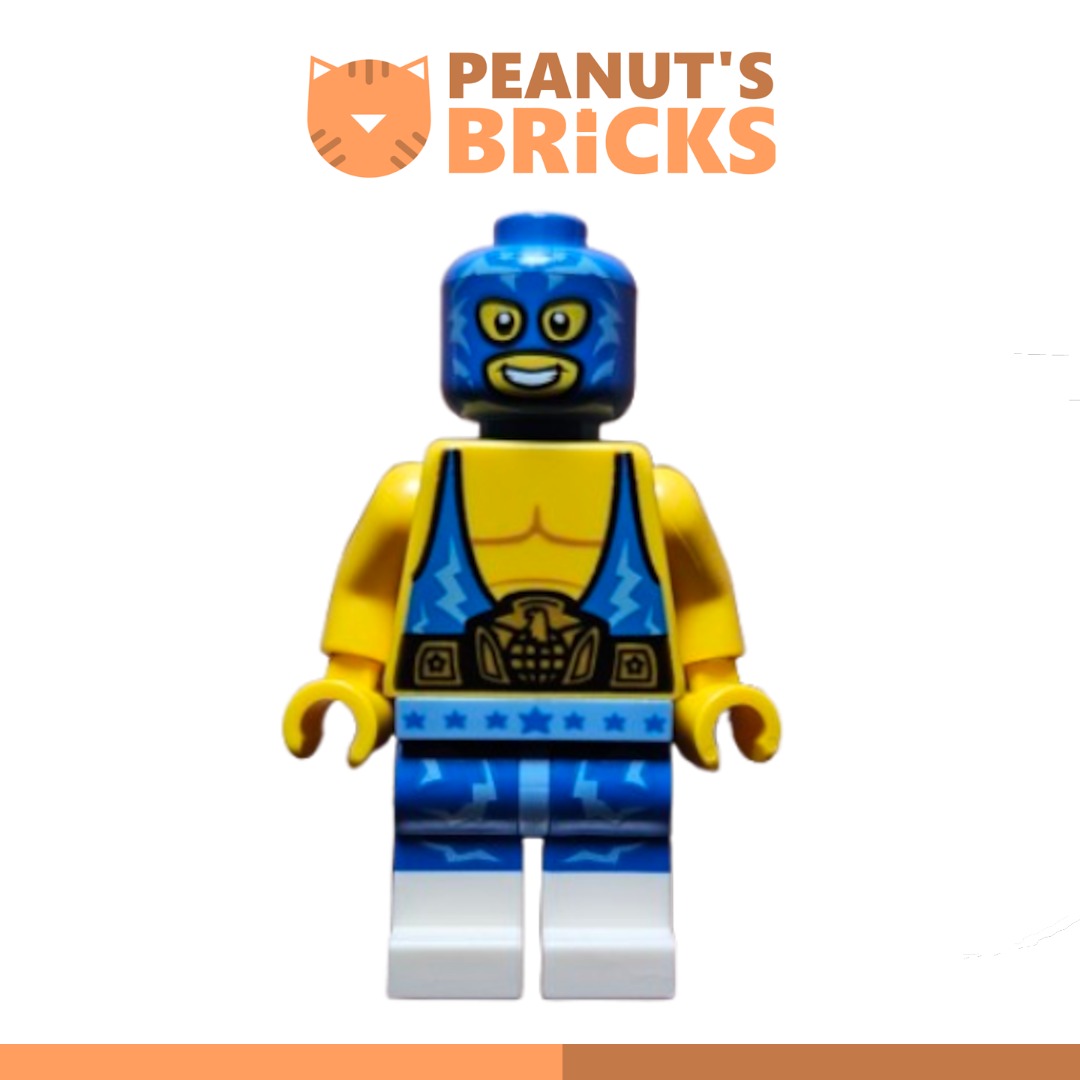 2025 BAM Lego Minifigure - Mexican Wrestler aka Luchador Wrestler ...