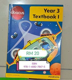 Abacus Year 4 Mathematics textbook 1&2, Hobbies & Toys, Books ...