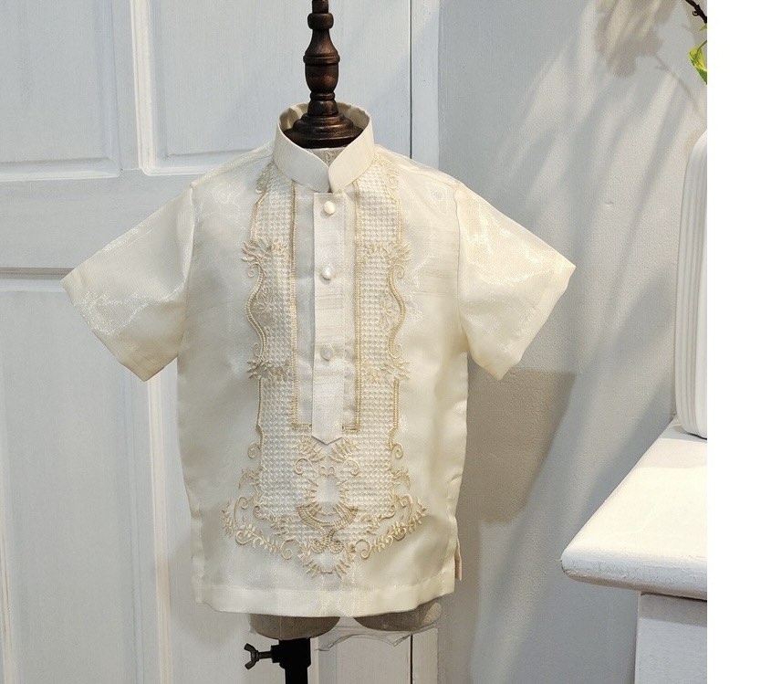 BARONG FOR KIDS - BUWAN NG WIKA, Babies & Kids, Babies & Kids Fashion ...