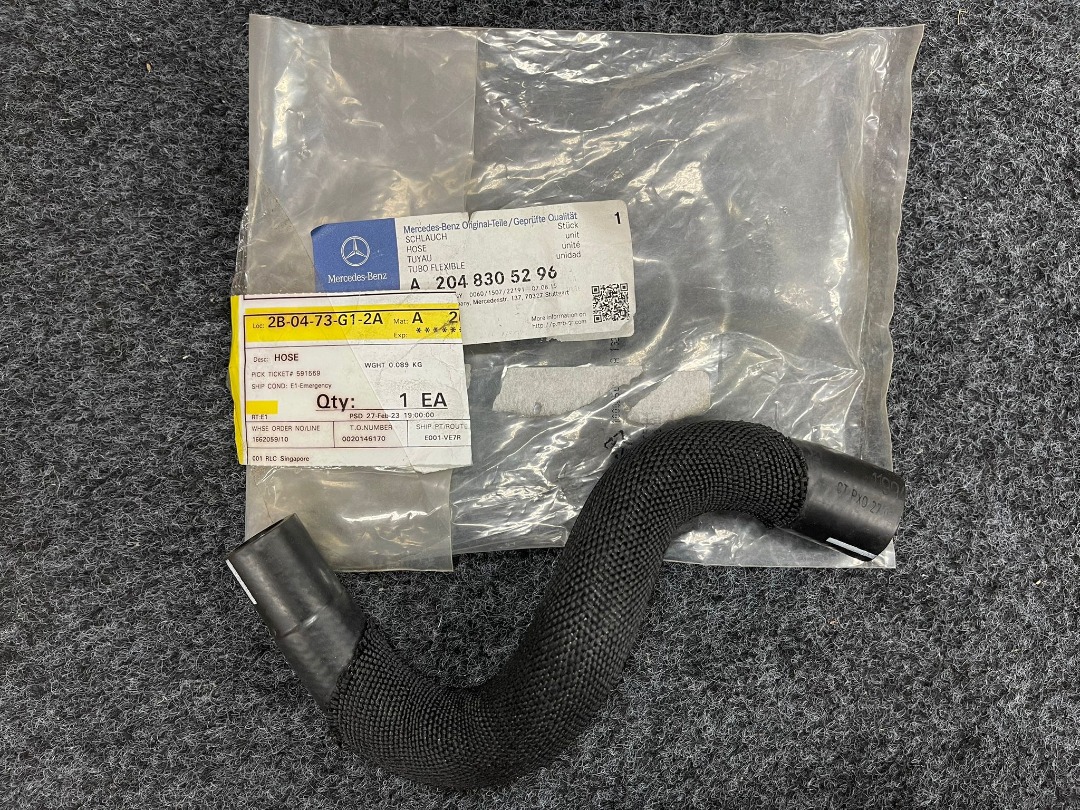BENZ C CLASS W204 暖水喉 HEATER HOSE A2048305296, 汽車配件, 改裝、內外零件 - Carousell