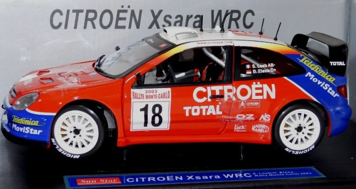 BEST VALUE SG60! Brand New Citroen Xsara WRC Rally Car 1/18 Collection ...