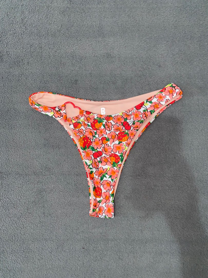Blackbough Thea Berry Cherry Bikini Bottom, Women's Fashion, Swimwear, Bikinis & Swimsuits on ...