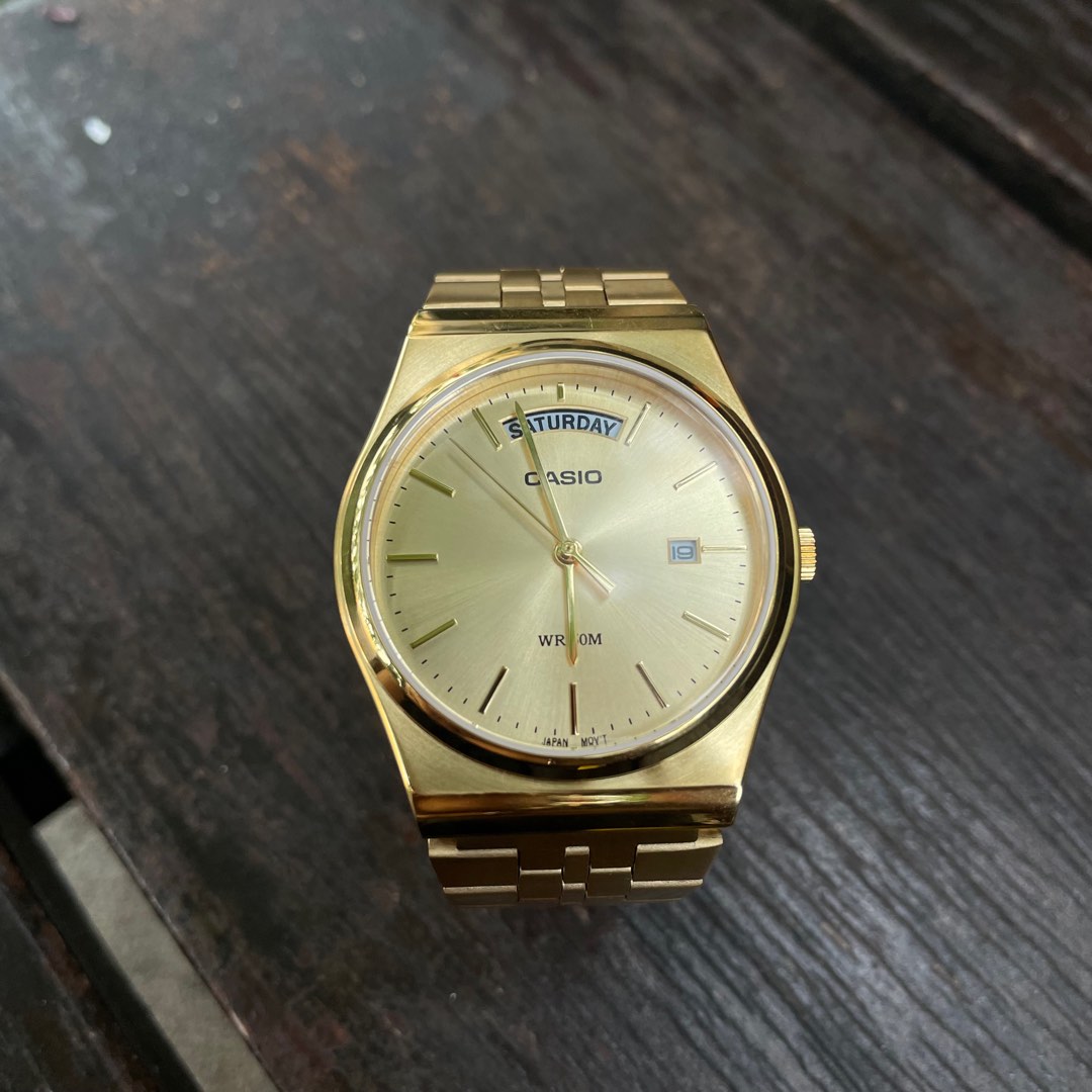 Casio Mtp Gold, Men's Fashion, Watches & Accessories, Watches on Carousell
