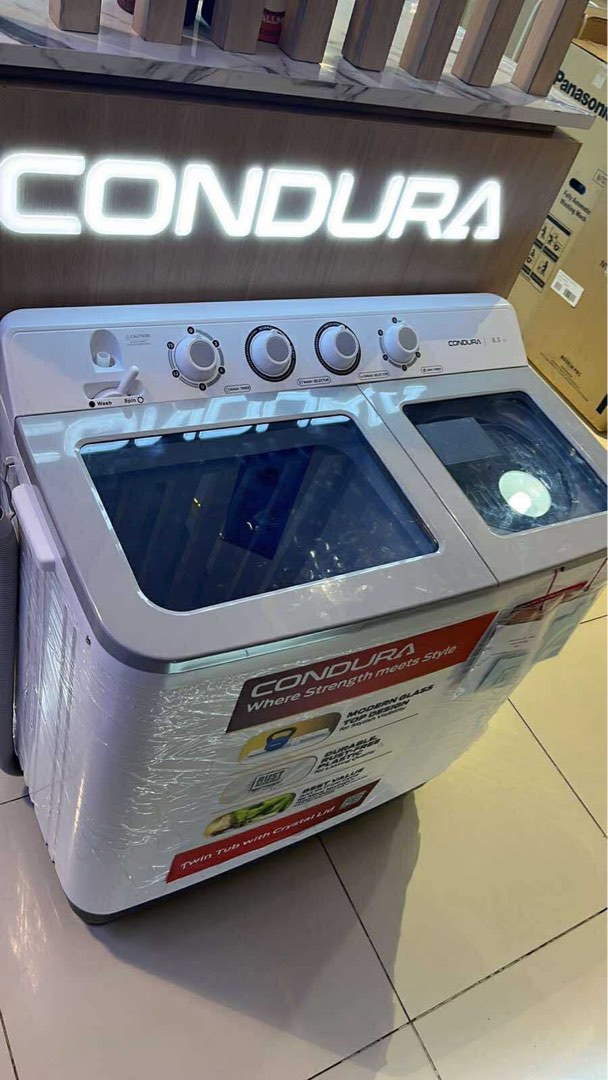 CONDURA TWIN TUB WASHING MACHINE, TV & Home Appliances, Washing ...