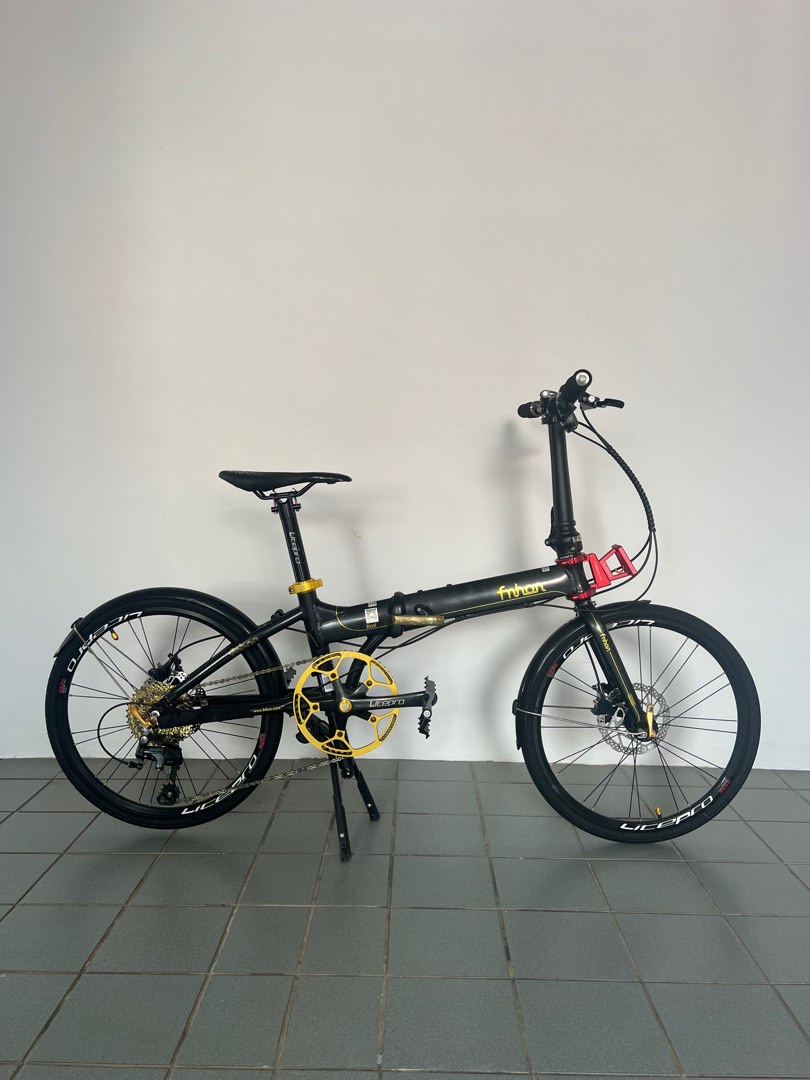 Fnhon Blast Folding Bike with Litepro Upgrades, Sports Equipment ...